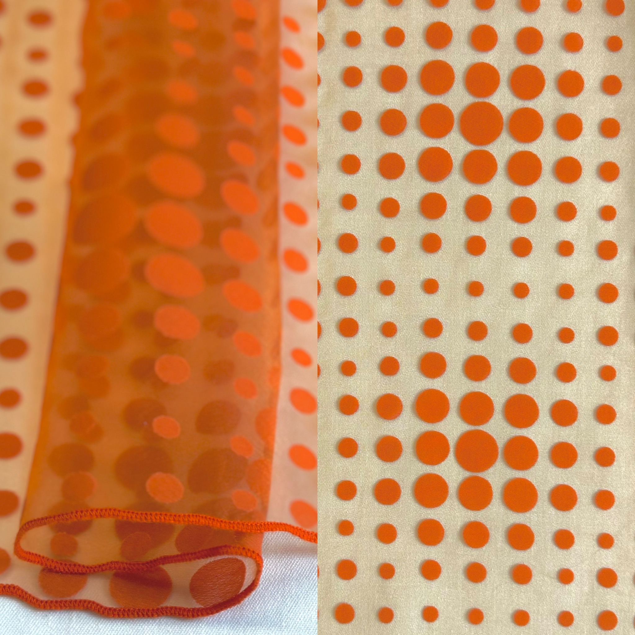 Orange Dots - Linen Library
