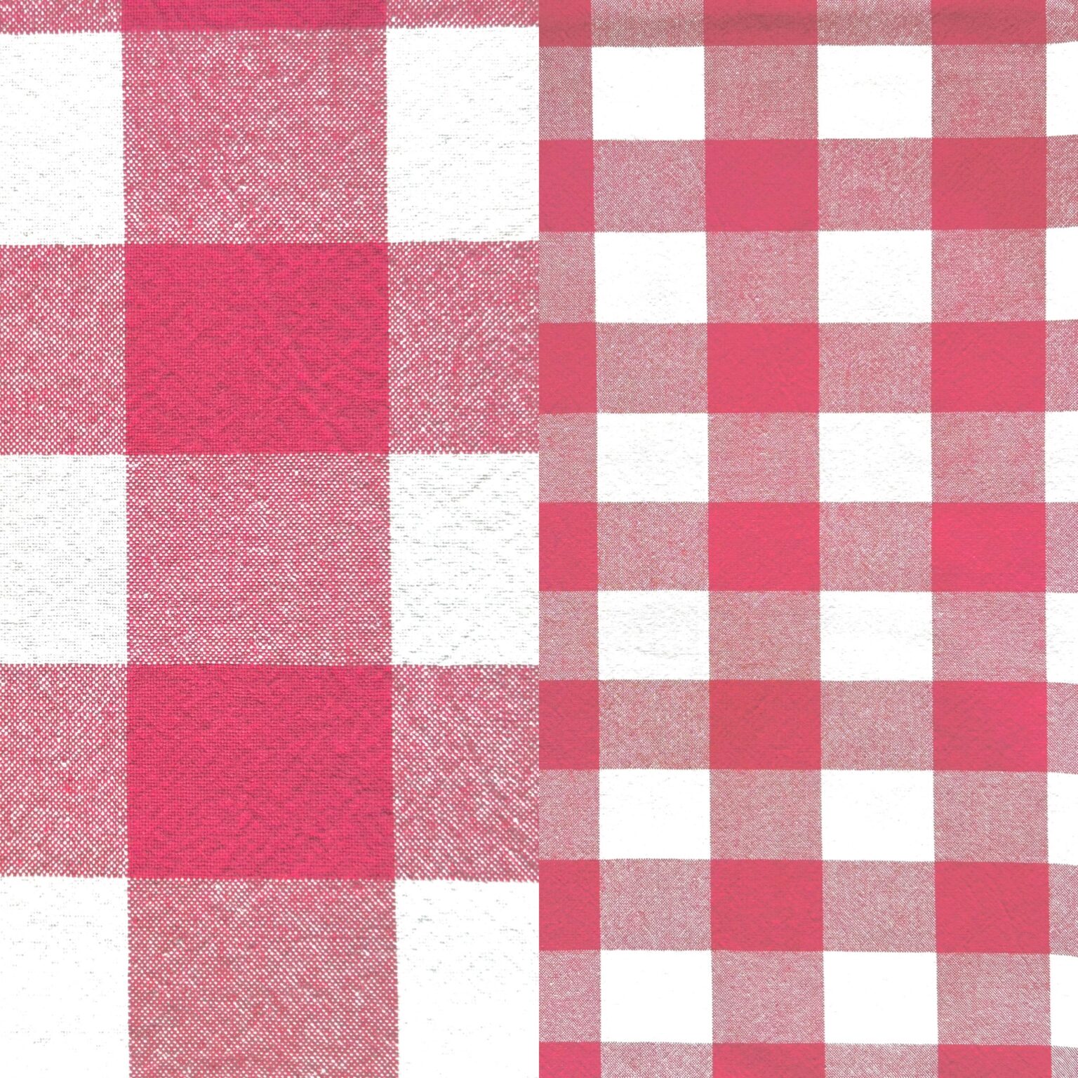 Red & White Check - Linen Library