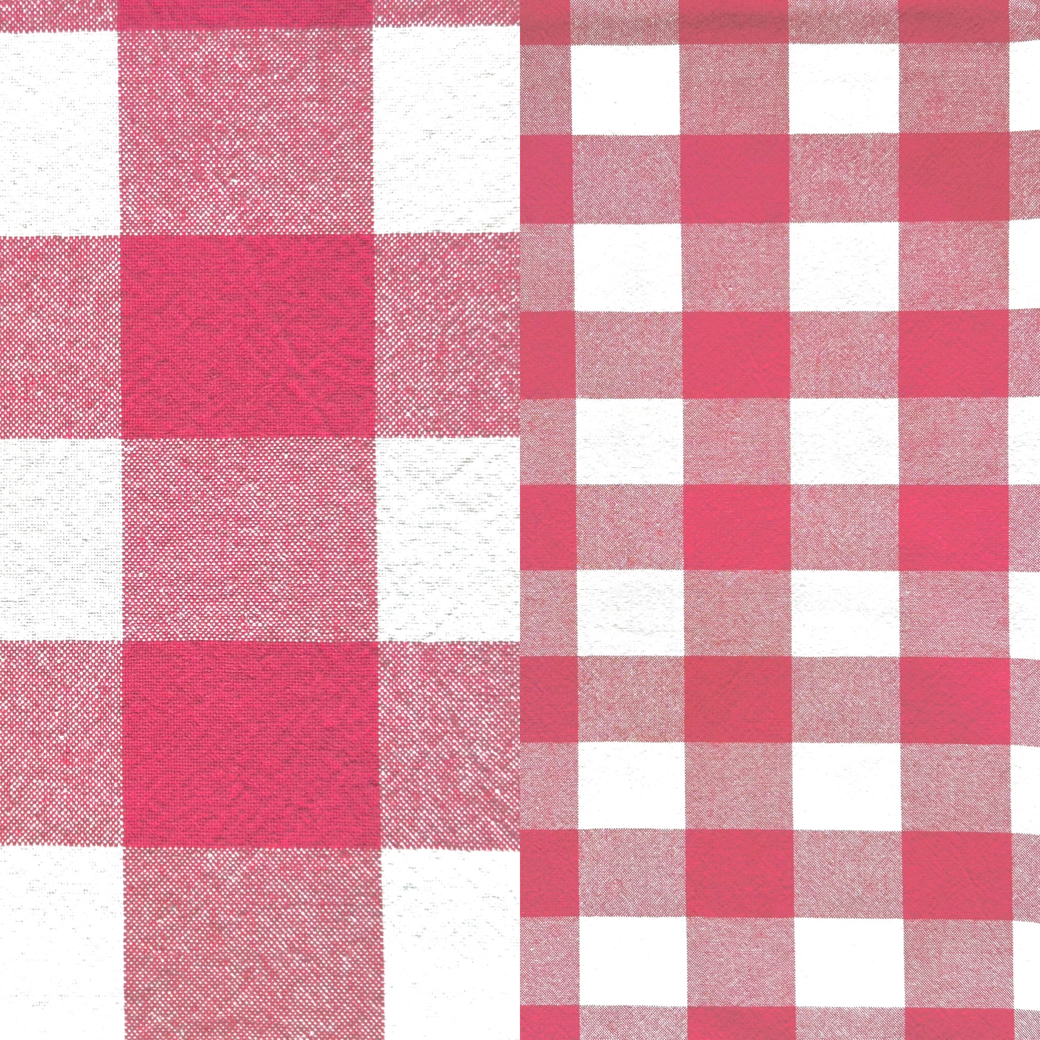 Red & White Check - Linen Library